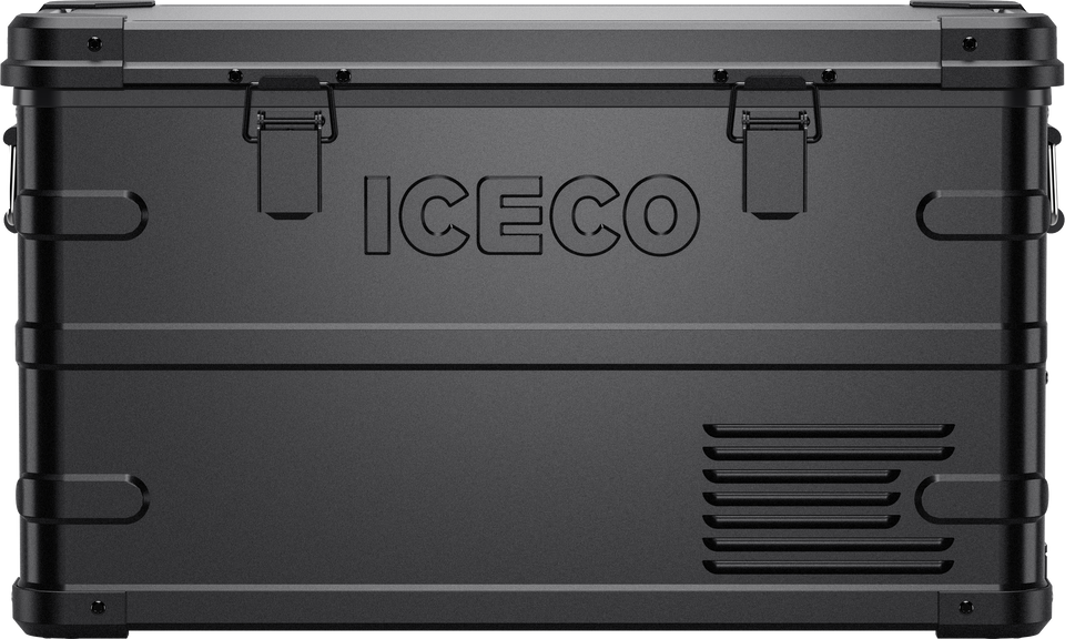 APL35 Dual Zone Aluminum Black Fridge | ICECO | 35 LT – ICECO Wholesale