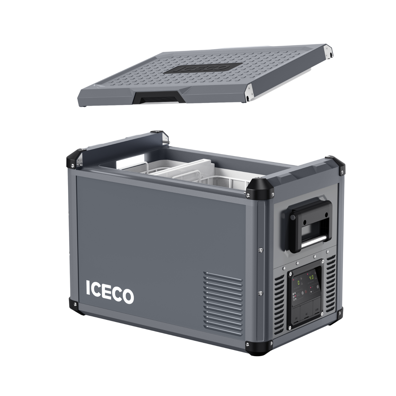 ICECO VL45ProD 47.5QT Dual Zone Portable Electric Cooler Compact ...