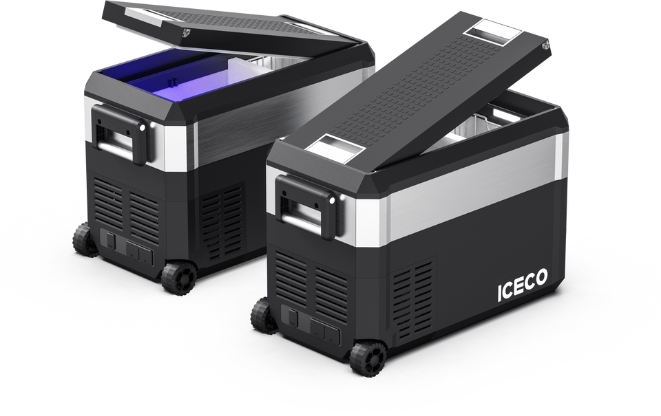 JP40 Pro Dual Zone Wheeled Portable Freezer With Cover | ICECO | 40 LT ...